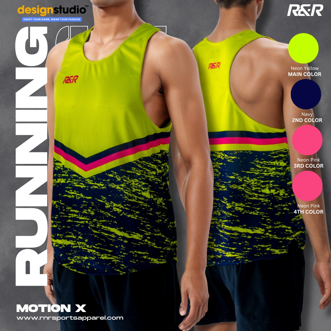 MotionX Neon Running Singlet