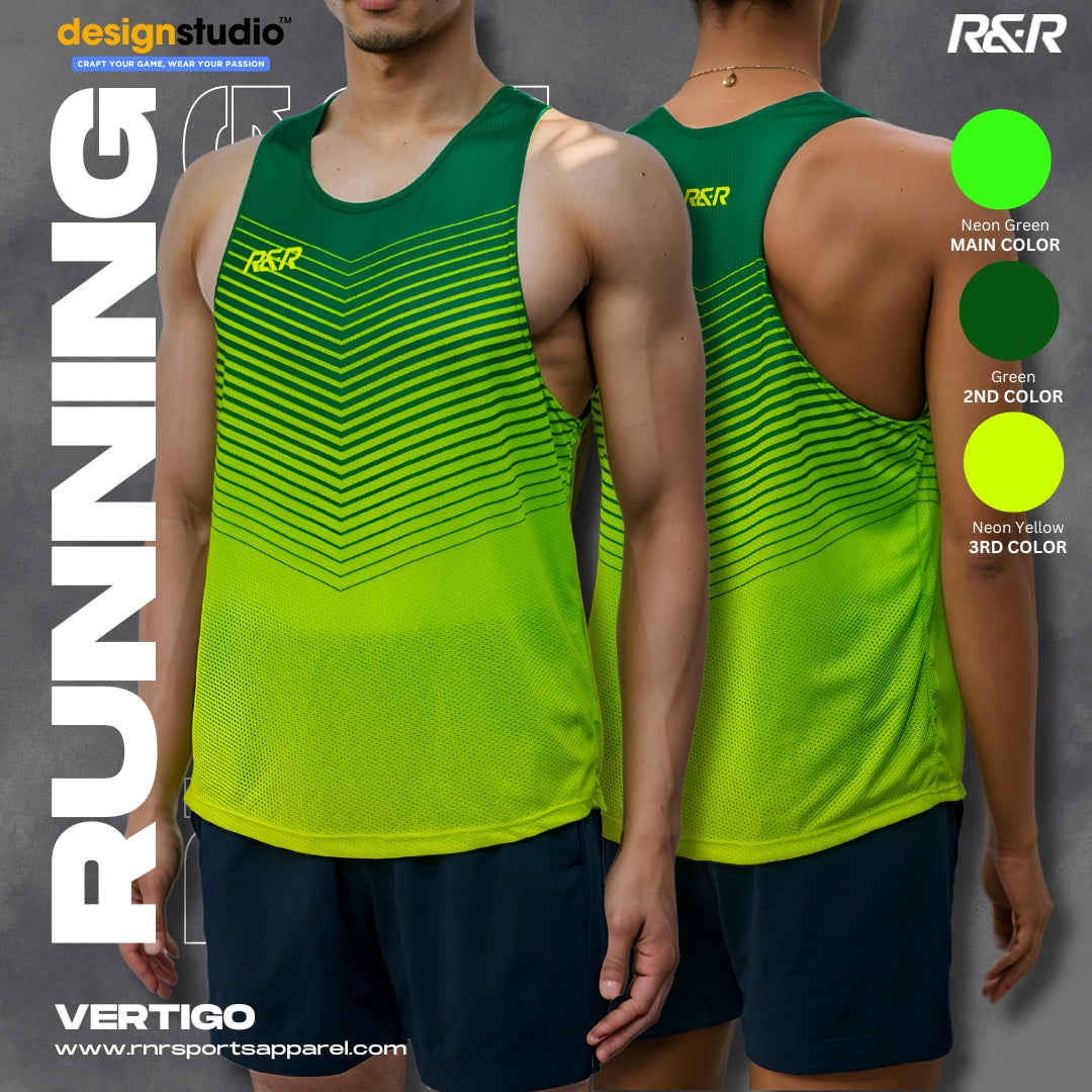 Vertigo Neon Running Singlet